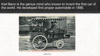 A brief history of a car since it was born! | PPT