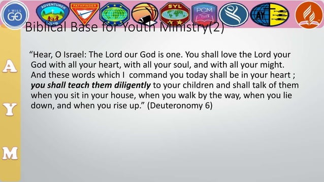 A Brief History of Adventist Youth Ministry.ppt | Christianity | Religion & Spirituality