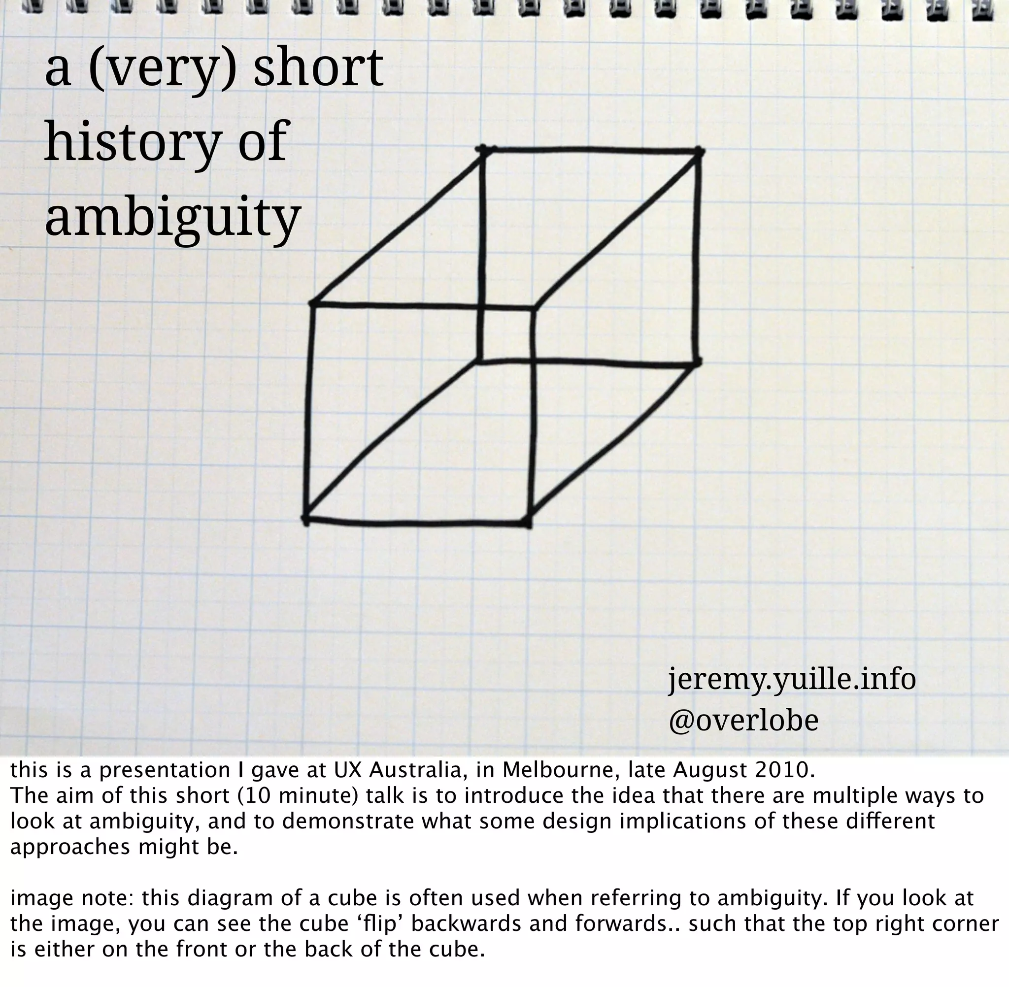 A (very) short history of ambiguity | PPT