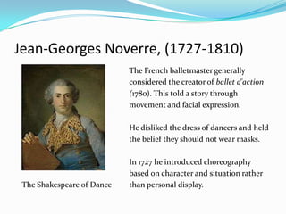 A brief history of ballet shoes (part one) | PPTX