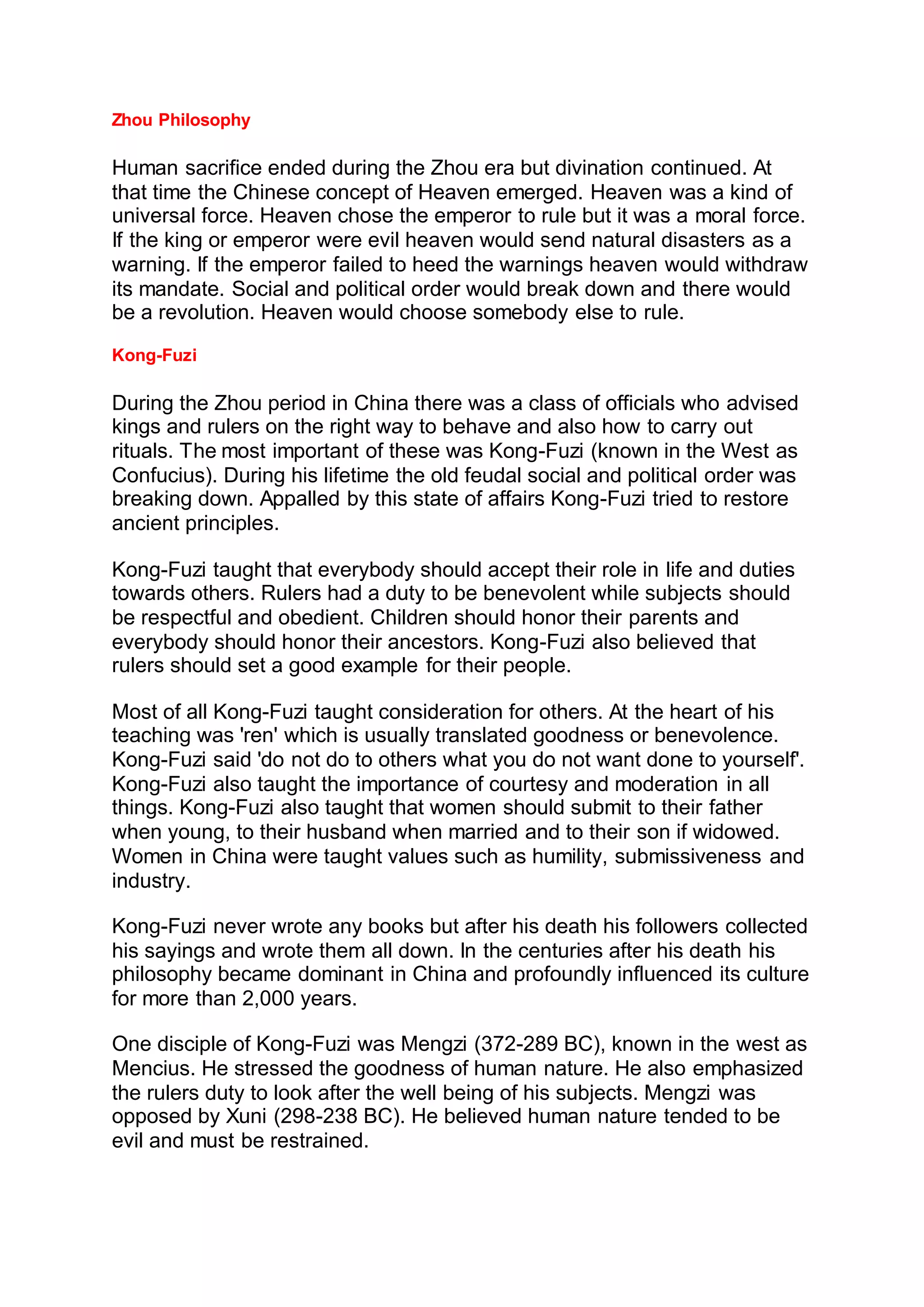 A Brief History Of China | DOCX