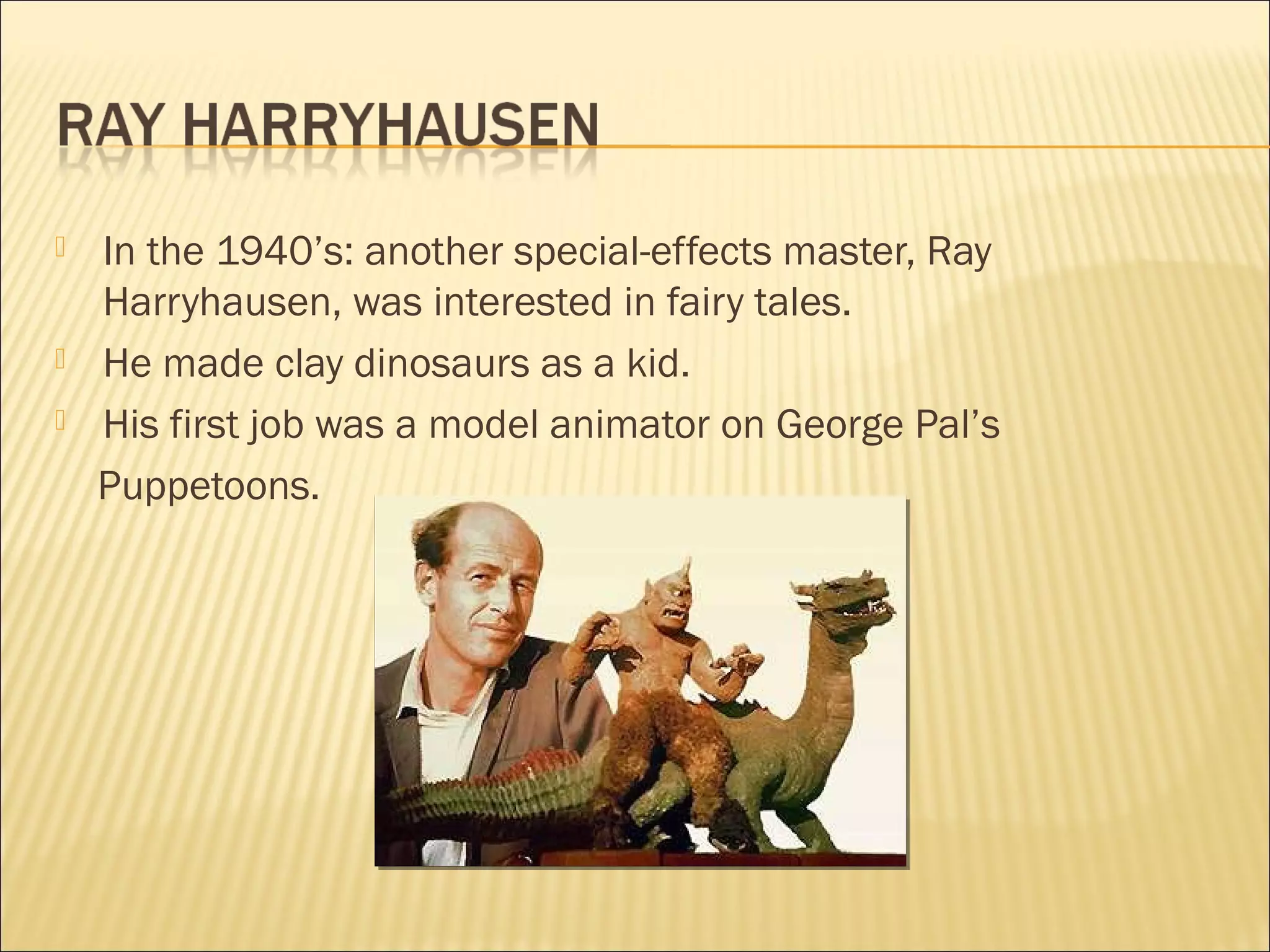 A brief history of clay animators | PPT | Genres