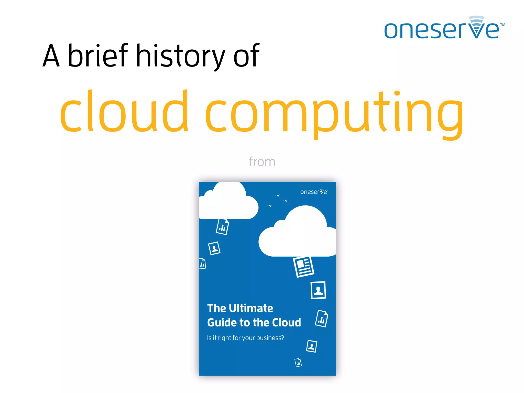 A brief history of cloud computing | PDF