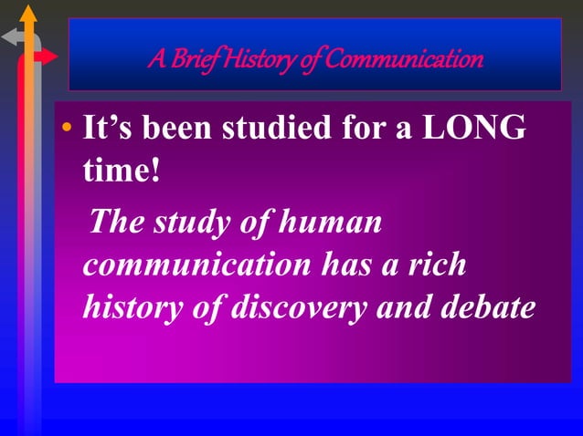 A Brief History of Communication Spring 2005.ppt