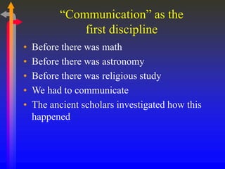 A Brief History of Communication Spring 2005.ppt
