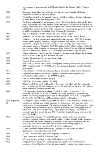 A brief history of computing | PDF