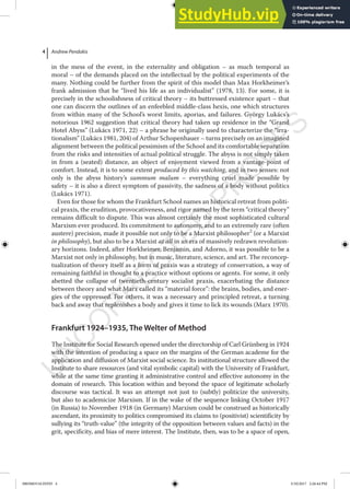 A Brief History Of Critical Theory | PDF
