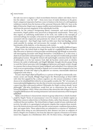 A Brief History Of Critical Theory | PDF