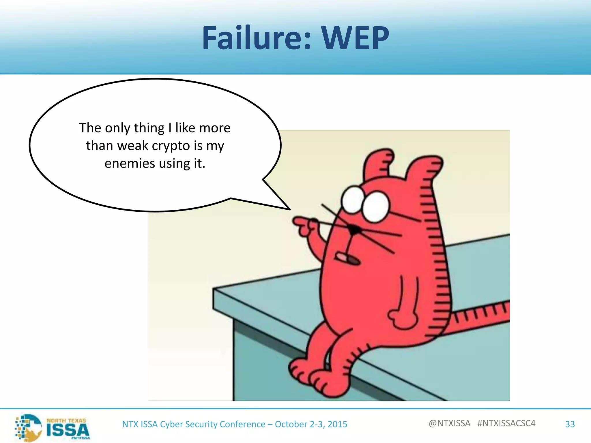 A Brief History of Cryptographic Failures | PPTX