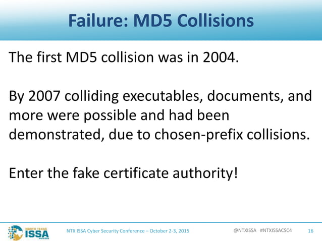 A Brief History of Cryptographic Failures | PPTX