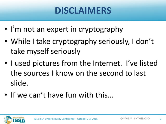 A Brief History of Cryptographic Failures | PPTX