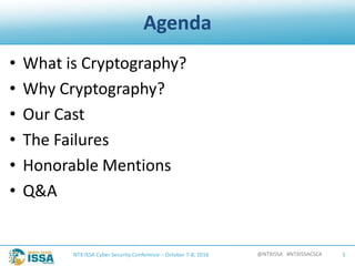 A Brief History of Cryptographic Failures | PPTX