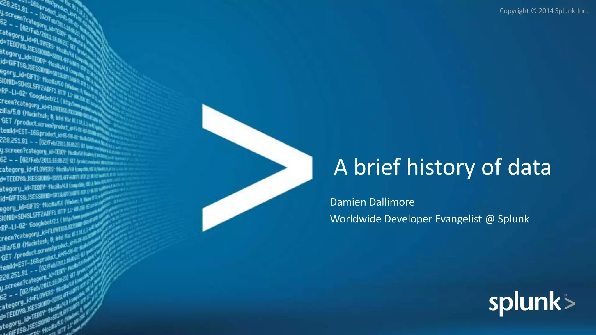 A Brief History Of Data | PPTX