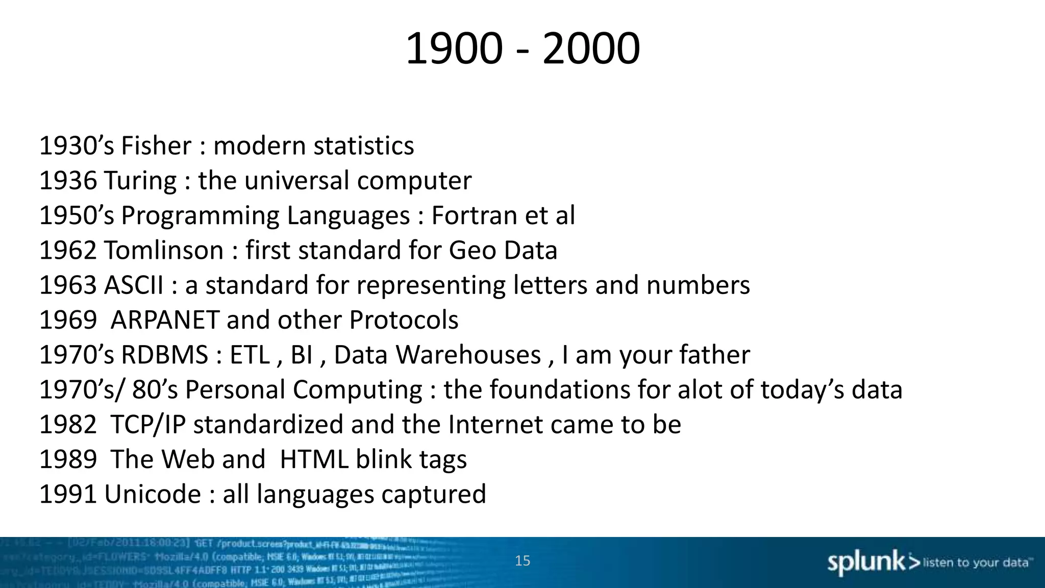 A Brief History Of Data | PPTX