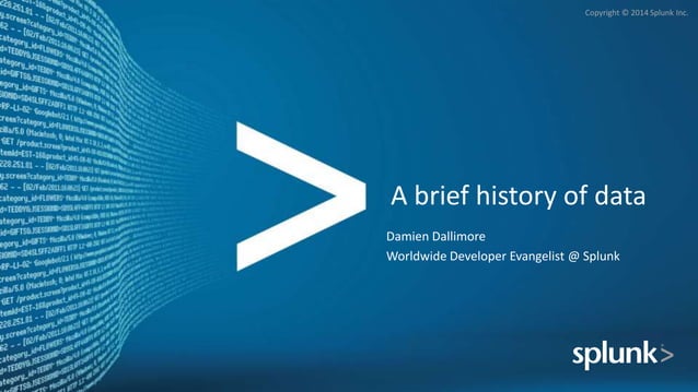 A Brief History Of Data | PPTX
