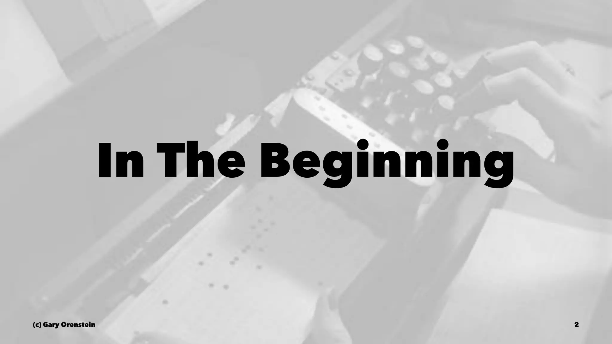 A brief history of data processing | PDF