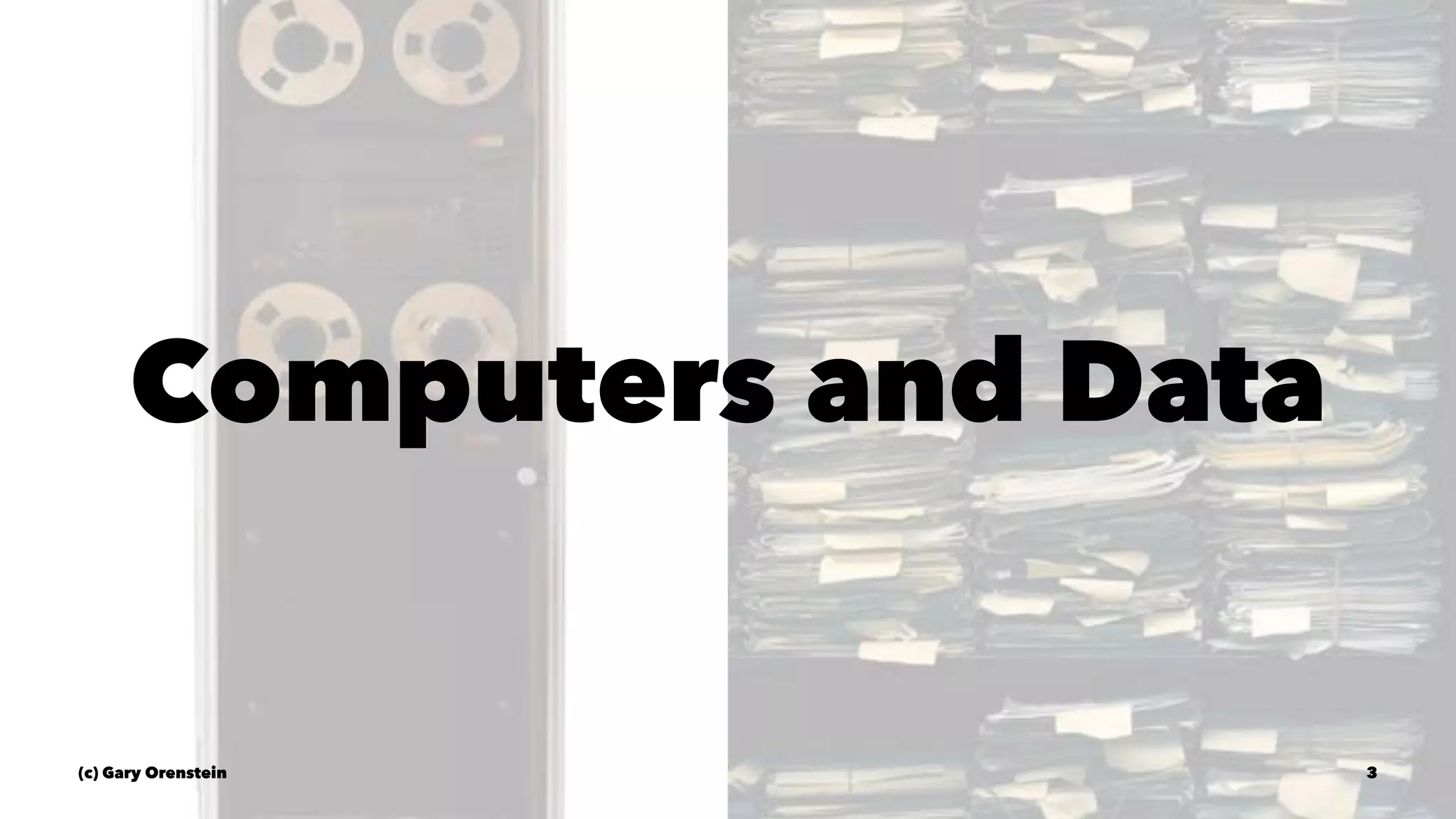 A brief history of data processing | PDF