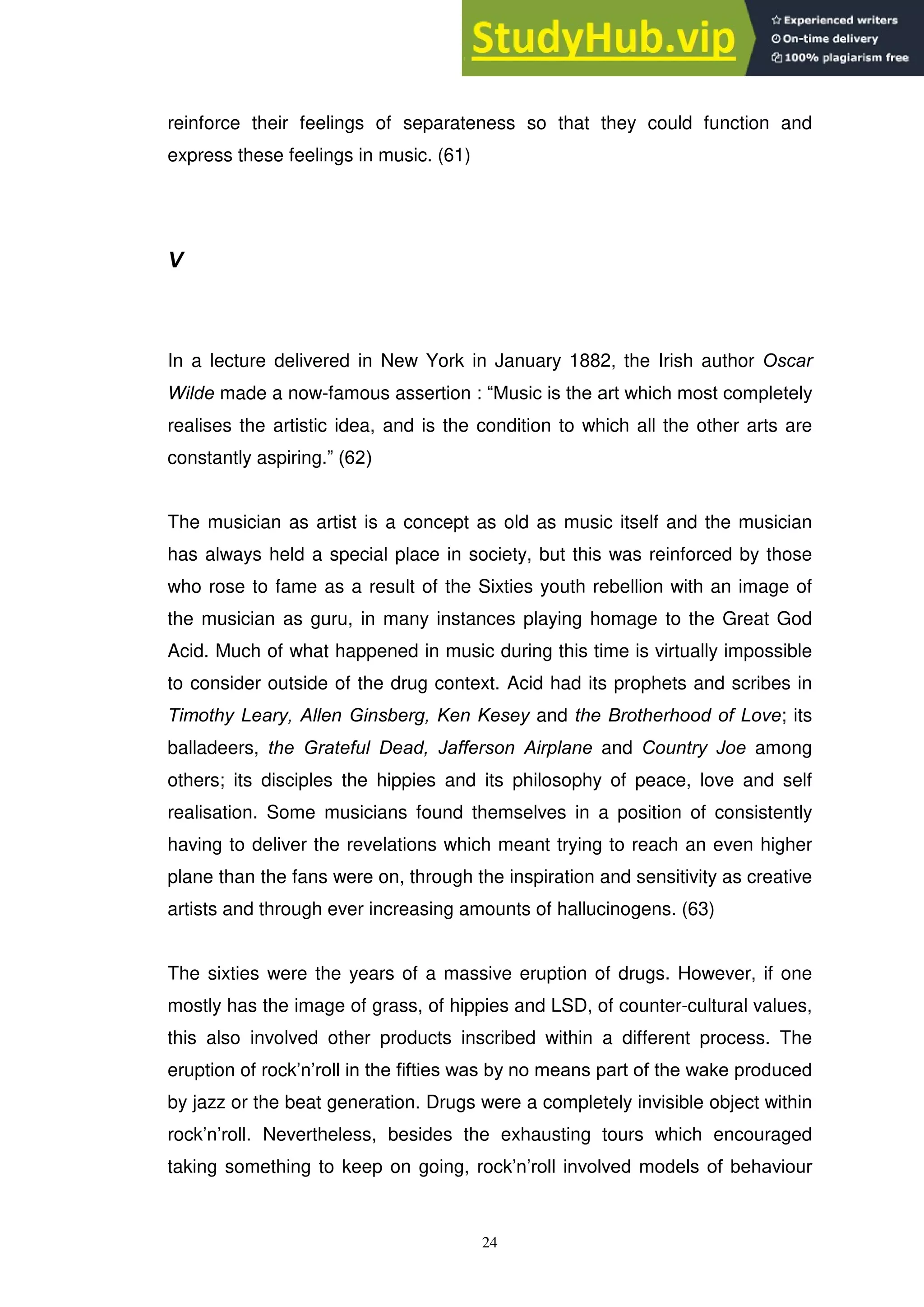 A Brief History Of Drug Taking In Popular Music And The Influence Of ...
