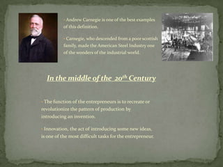 A brief history of entrepreneurship | PPTX
