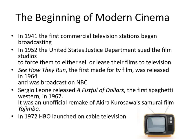 A Brief History of Film | PPTX