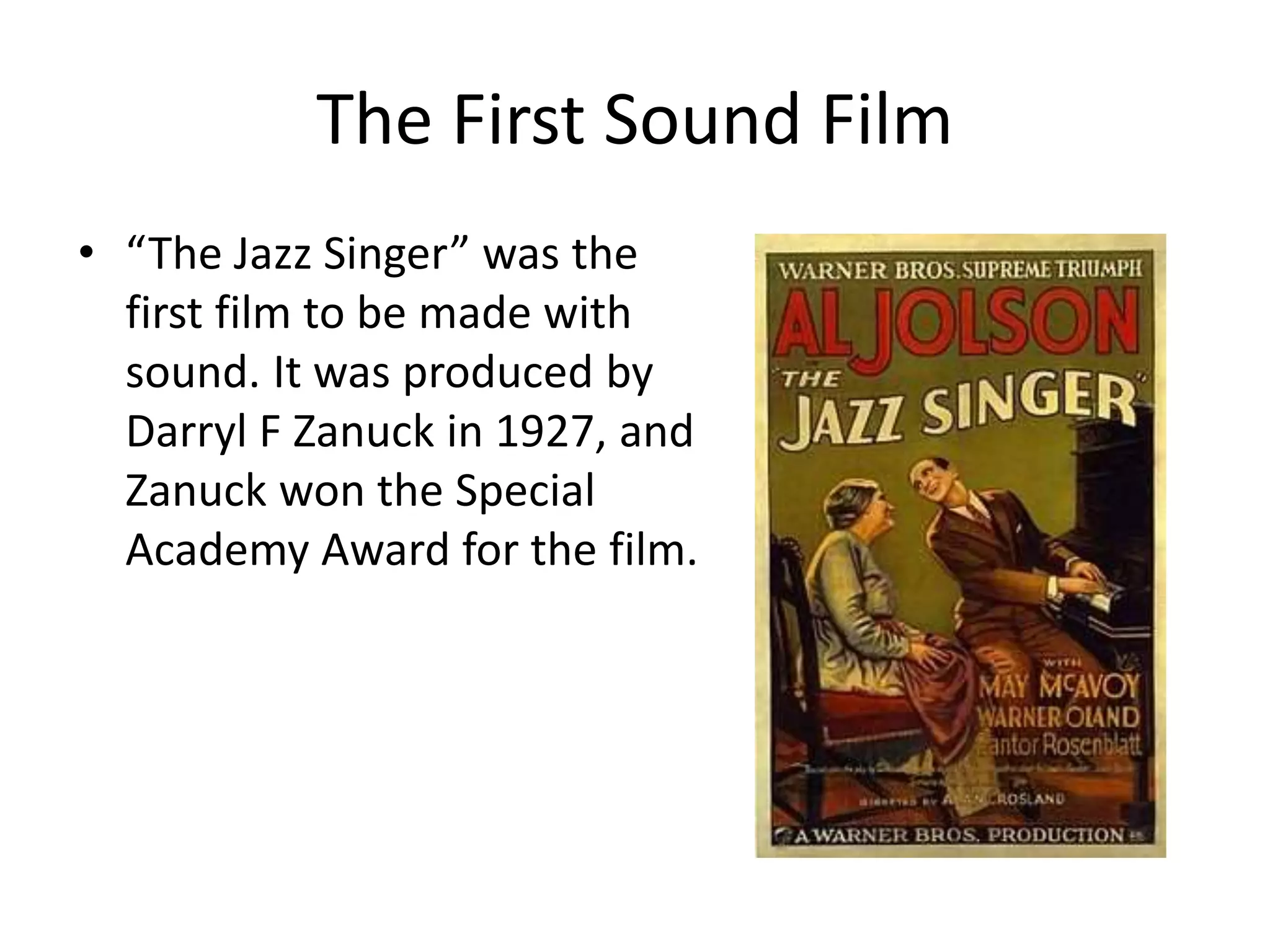 A brief history of film | PPTX