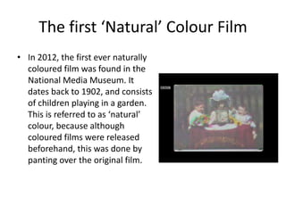 A brief history of film | PPTX