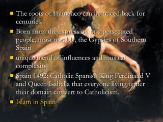 A brief history of flamenco | PPT