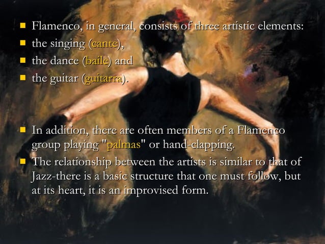 A brief history of flamenco | PPT | Music | Entertainment