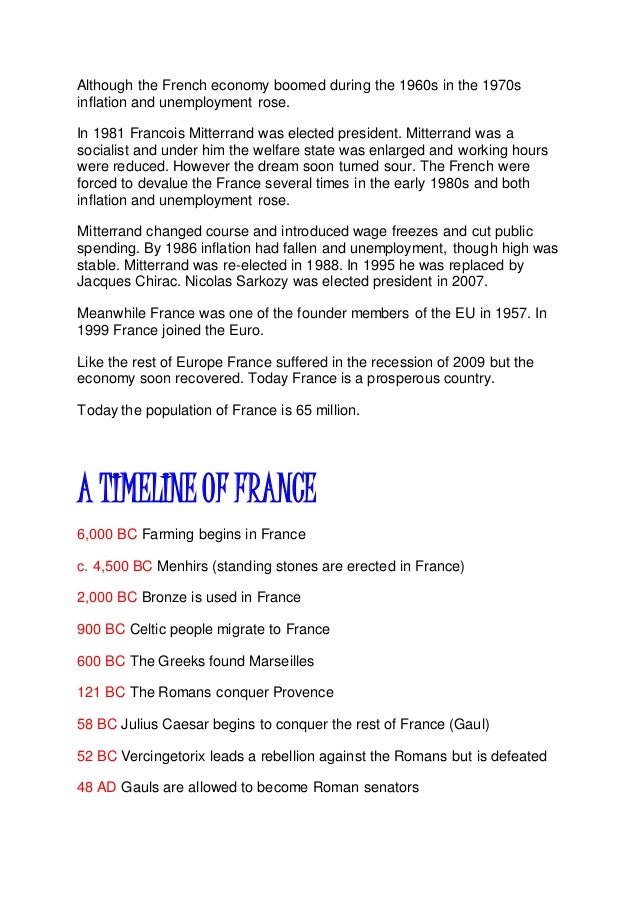 A Brief History Of France