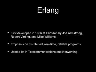 A brief history of functional programming (edited) | PPTX