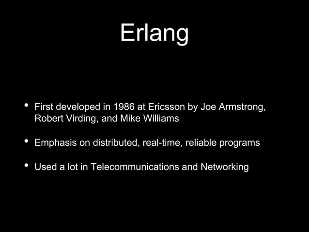 A brief history of functional programming (edited) | PPTX