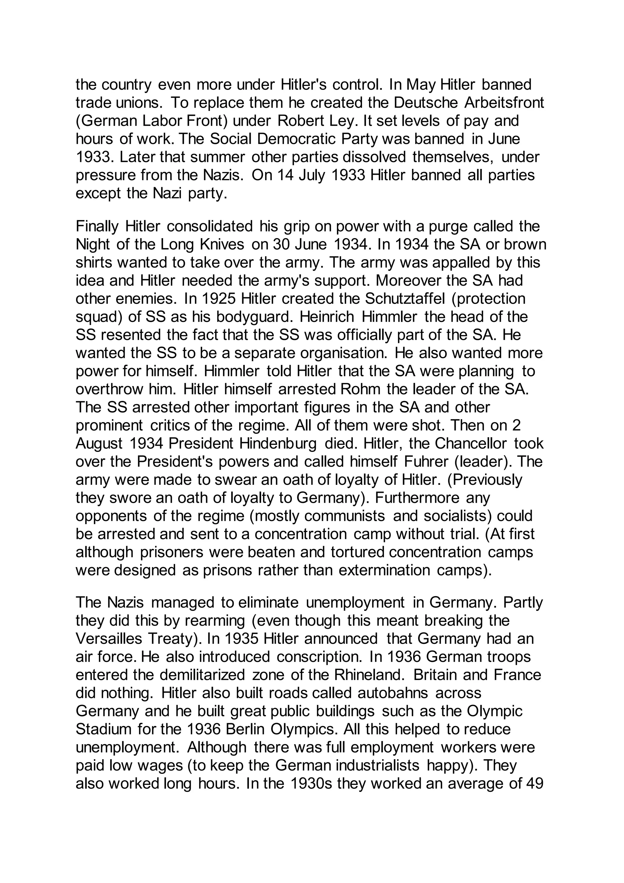 A Brief History Of Germany | DOCX