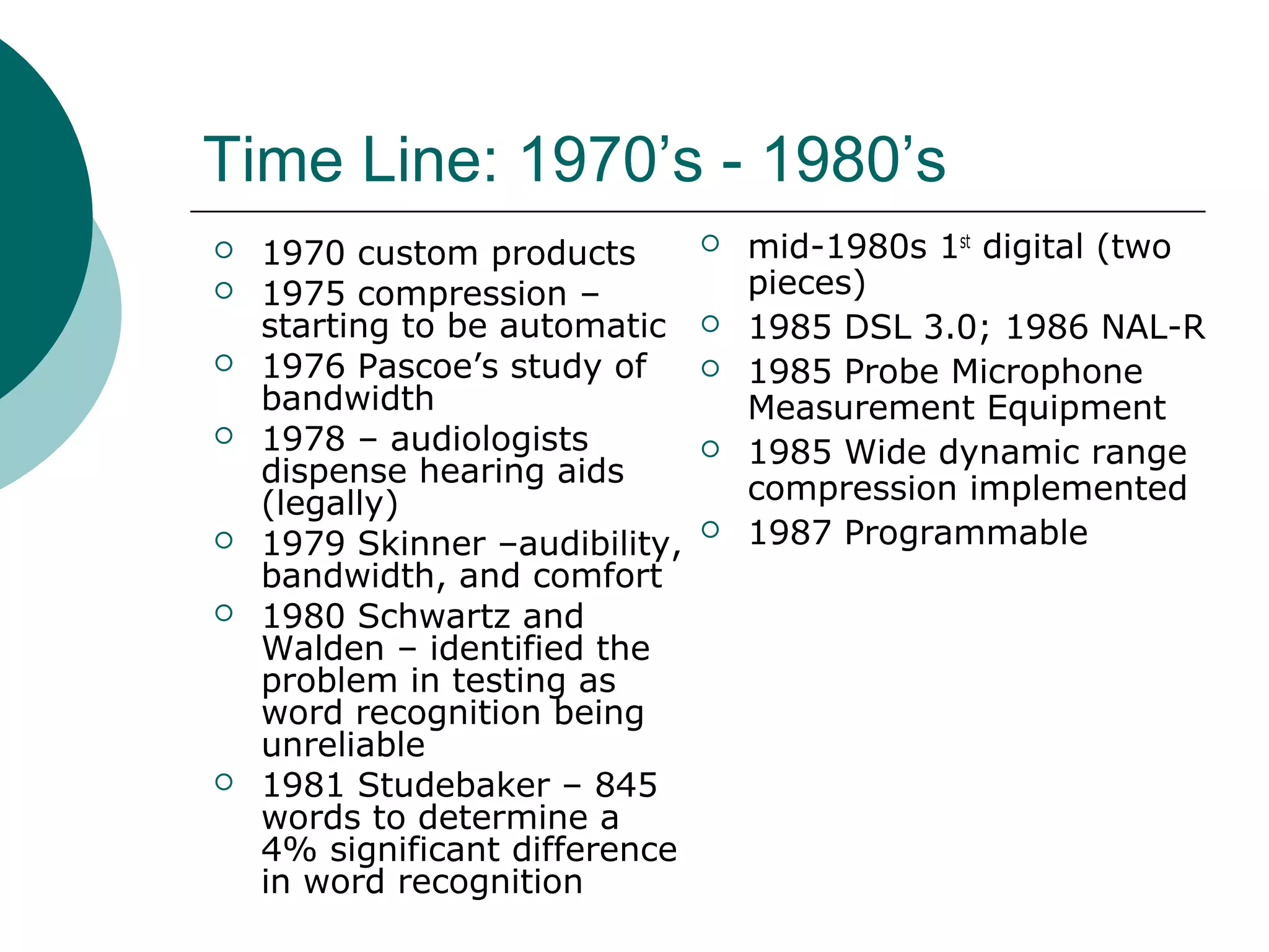 A brief history of hearing aids | PPT