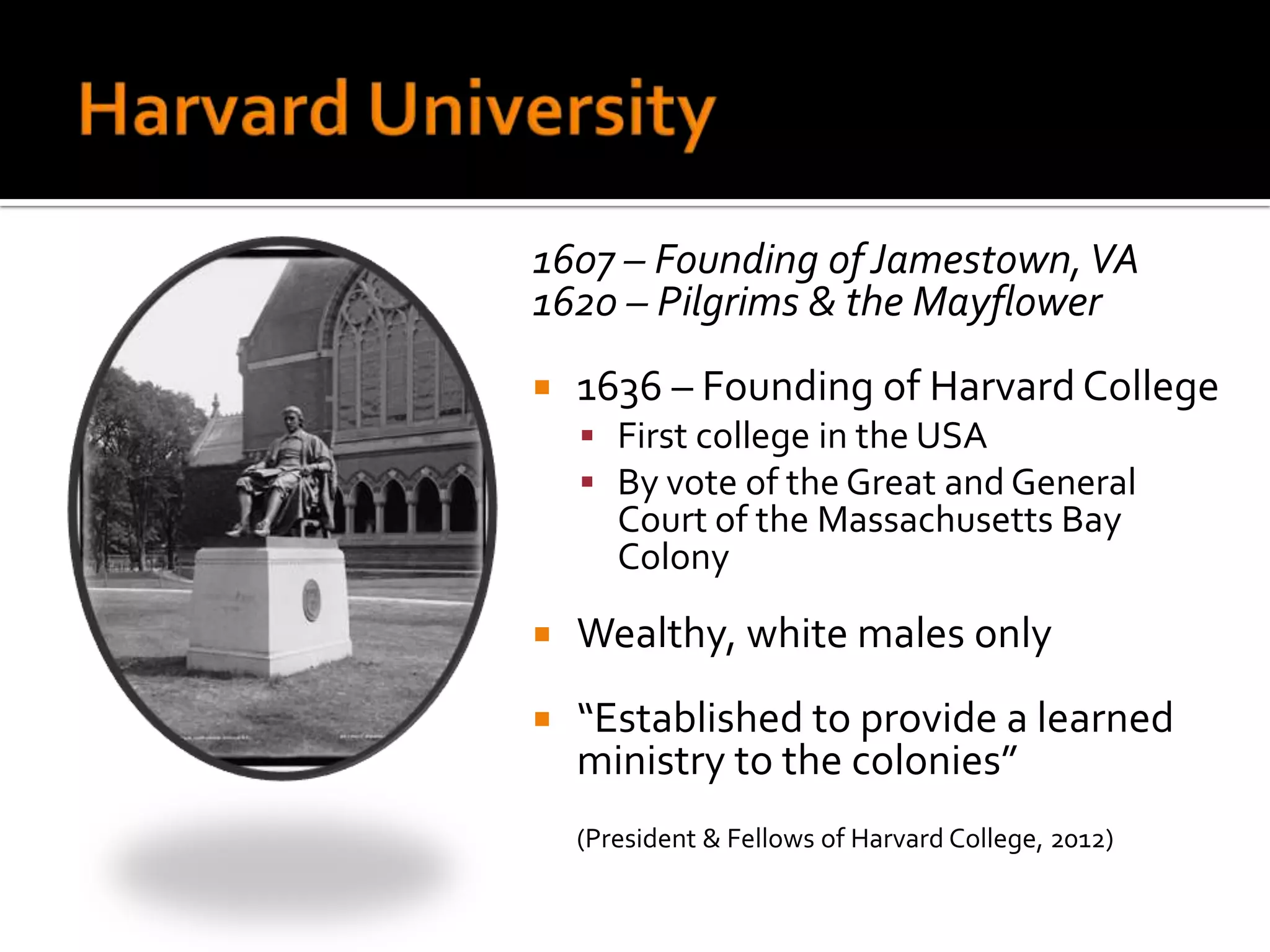 A brief history of higher education | PPTX