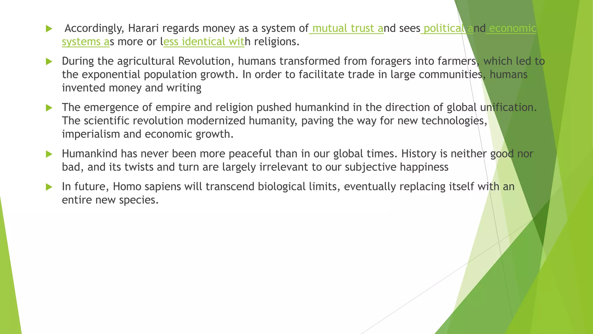 A brief history of humankind | PPTX