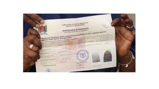 A brief history of identification documents in Somalia.pptx