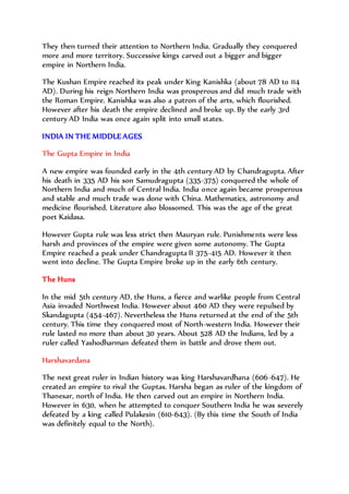A BRIEF HISTORY OF INDIA | DOCX