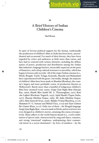 A Brief History Of Indian Children S Cinema | PDF