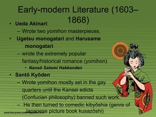 A Brief History of Japanese Literature | PPTX