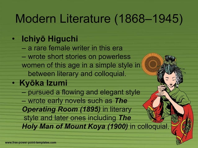 A Brief History of Japanese Literature | PPTX | Poetry | Books and ...