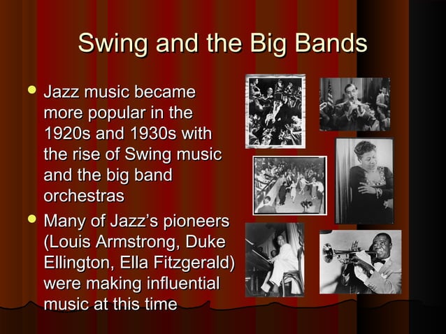A brief history of jazz | PPT