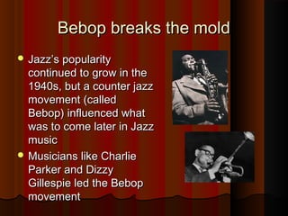 A brief history of jazz | PPT