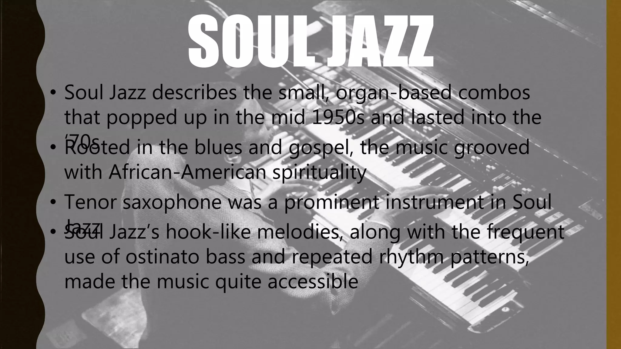 A brief history of jazz | PPTX