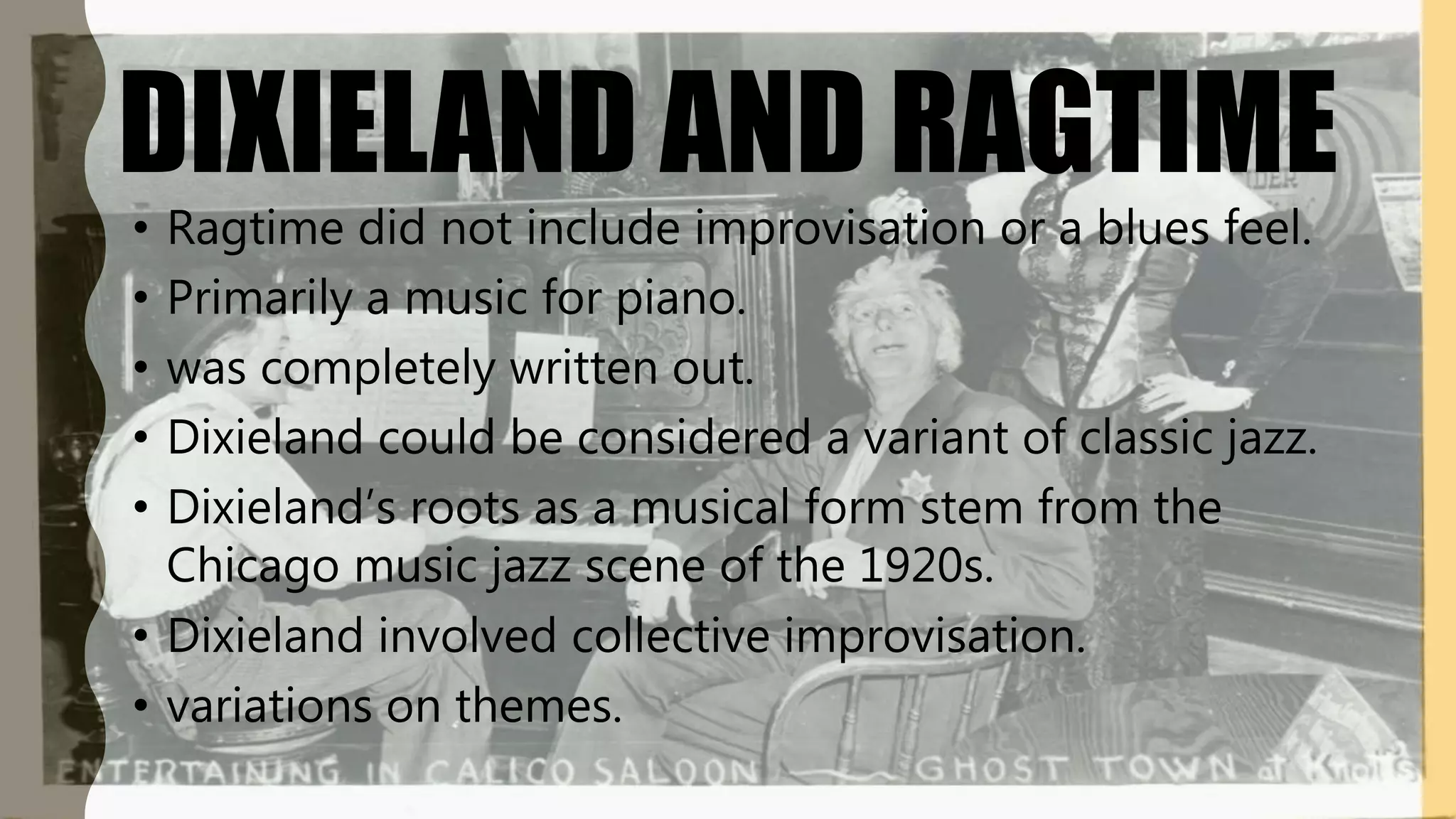 A brief history of jazz | PPTX