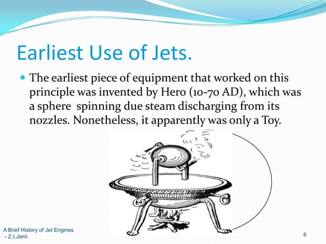 A brief history of jet (gas turbine) engines | PPTX | Science