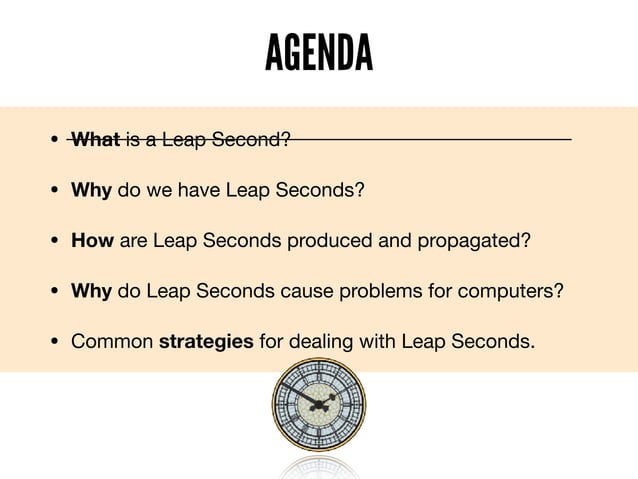 A brief history of Leap Seconds | PPT