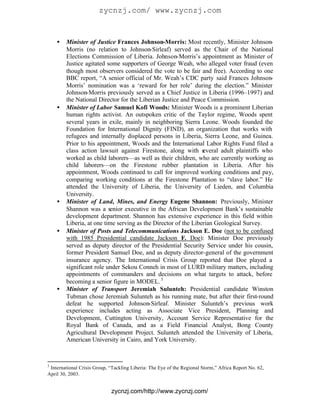 A brief history of liberia | PDF