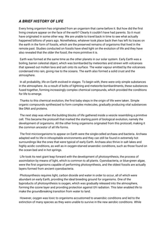 A brief history of life.pdf. | PDF