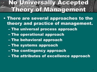 A brief history of management field | PPS