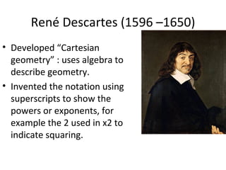A brief history of mathematics | PPT